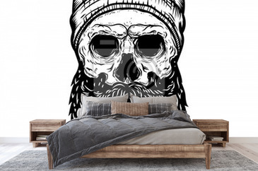 lumberjack skull tattoo