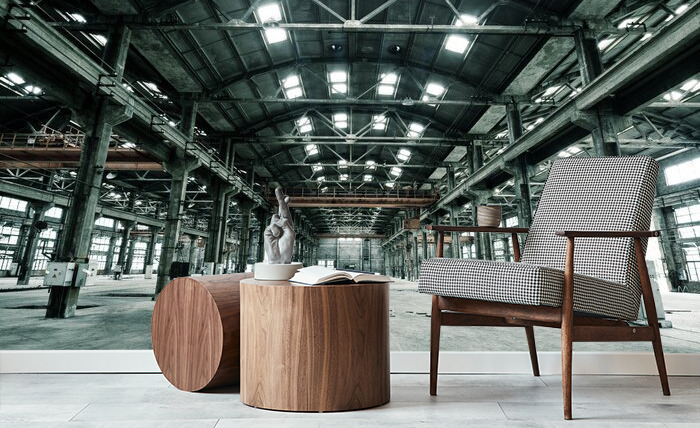 Sticker Industrielles Interieur der Fabrik nach Maß - myredro.de