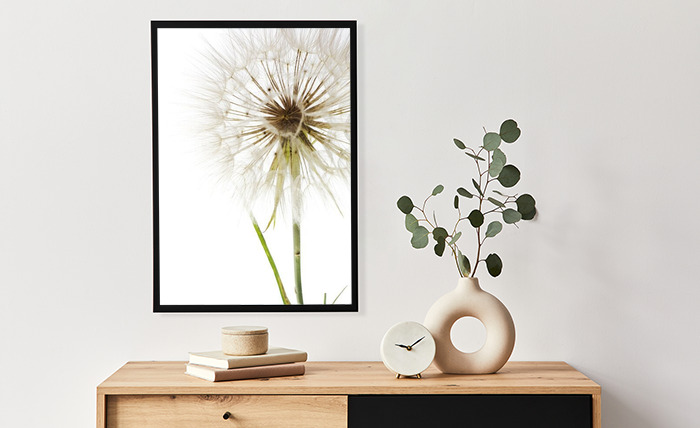 Poster Blume mit Samen nach Maß - myredro.de