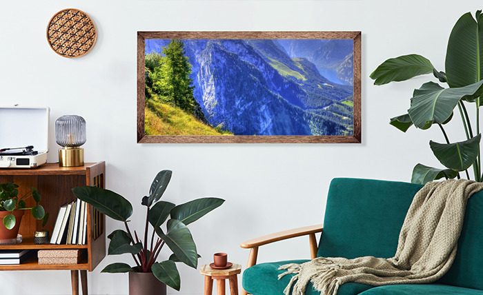 Poster Landschap met Duitse bergen op maat - redro.nl