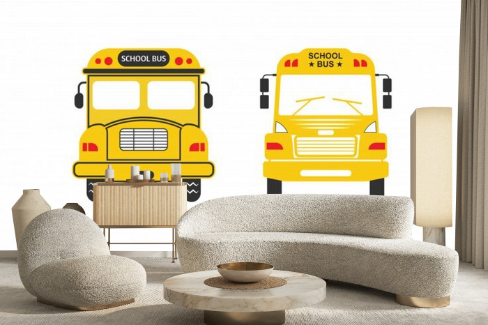Fototapeta School Bus SVG, School Bus Vector, School bus decal, School ...