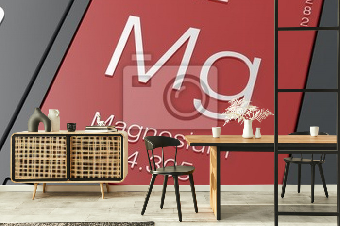 Fototapeta Element Magnez z okresowym na wymiar • element, zablokować ...