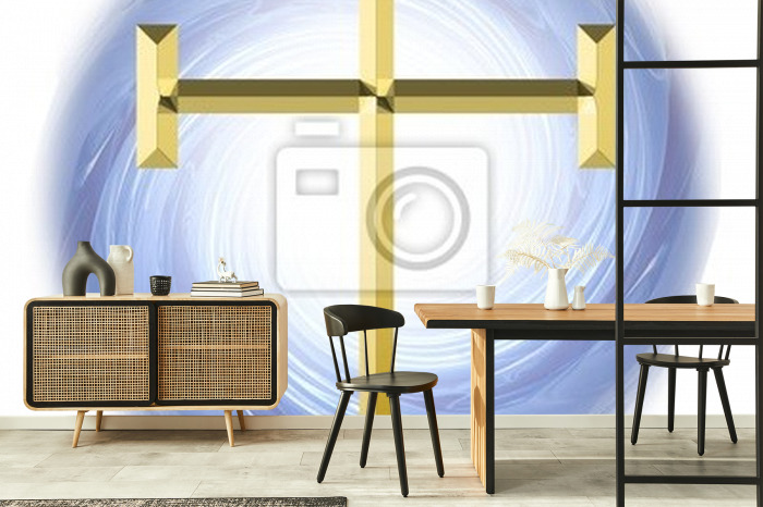 Fototapeta Krzyż chrześcijański symbol - ukrzyżowanie ego na wymiar ...