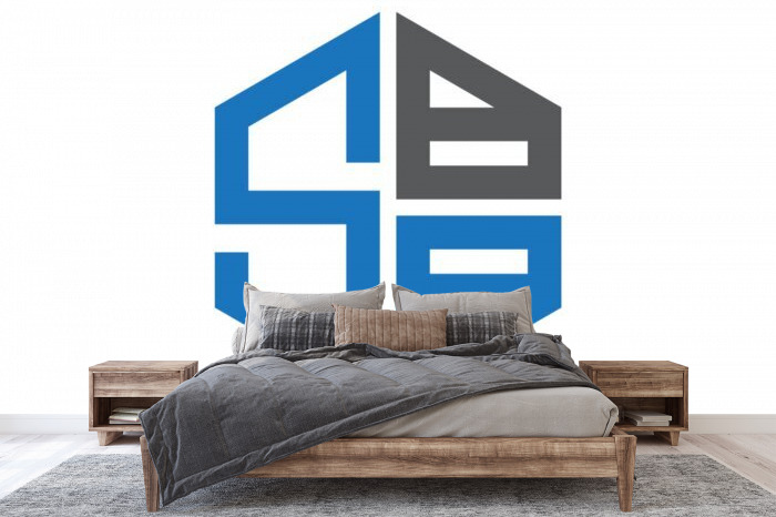 Naklejka SBB logo SBB icon SBB vector SBB monogram SBB letter SBB ...