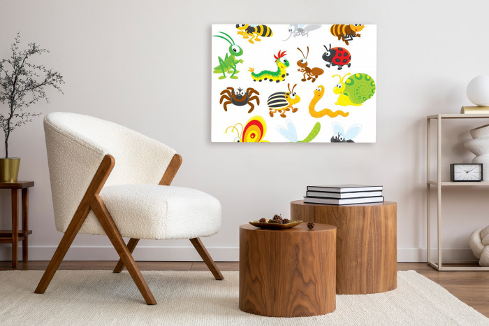 Obraz owady na wymiar • ilustracja, rysunek, clipart • REDRO.pl