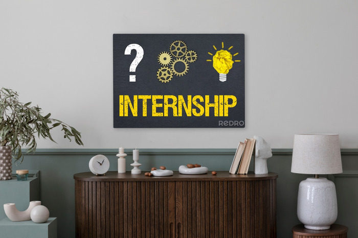 Obraz Internship na wymiar • staż, stażysta, akademicki • REDRO.pl