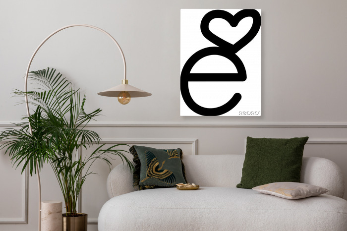 Obraz Litery alfabetu Doodle rysunek wektor ręcznie rysowane szkic na ...