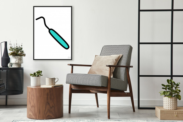 Plakat tool na wymiar • odizolowany, narzędzie, biały • REDRO.pl