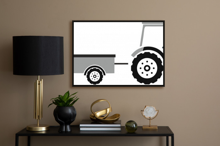 Plakat Tractor Svg Bundle, Tractor Svg, Farm Tractor Svg, Agriculture ...